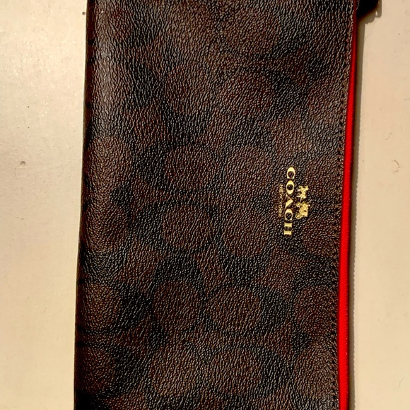 Coach | Bags | Coach Long Zip Around Walletwristlet In Signature ...